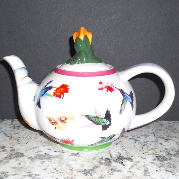 Paul Cardew | Kitchen | Paul Cardew Hummingbird Teapot 207 Multi Color ...